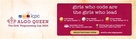 Icpc Algo Queen The Girls Programming Cup 2025 Amrita Vishwa Vidyapeetham