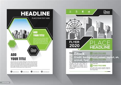 브로셔 디자인 현대적인 레이아웃 연례 보고서 포스터 다채로운 삼각형으로 A4의 전단지 기술 과학 밝은 배경으로 시장에 대 한 기하학적 모양 A4 용지에 대한 스톡 벡터 아트