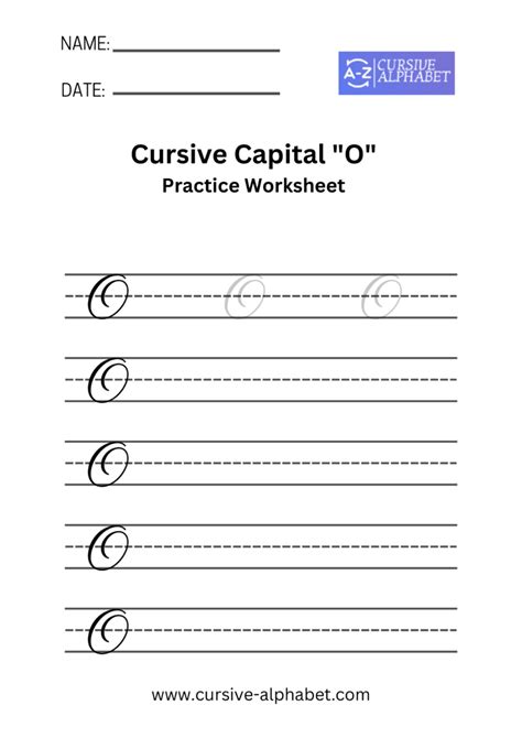 How To Write A Cursive Capital O