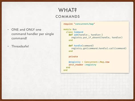 Decoupling Ruby With A Bus Ppt