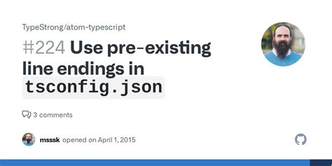 Use Pre Existing Line Endings In Tsconfig Json Issue