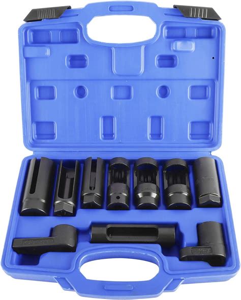 Amazon Com KUNTEC Piece Oxygen Sensor Socket Set Oxygen Sensor Removal Tool Set Inch And