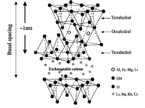 Structure Of 2 1 Phyllosilicates Download Scientific Diagram