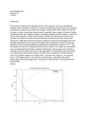 RC Circuits Lab 6 Pdf Kevin Nagamootoo Physics 114 10 31 21 Introduction Our Lab Activity