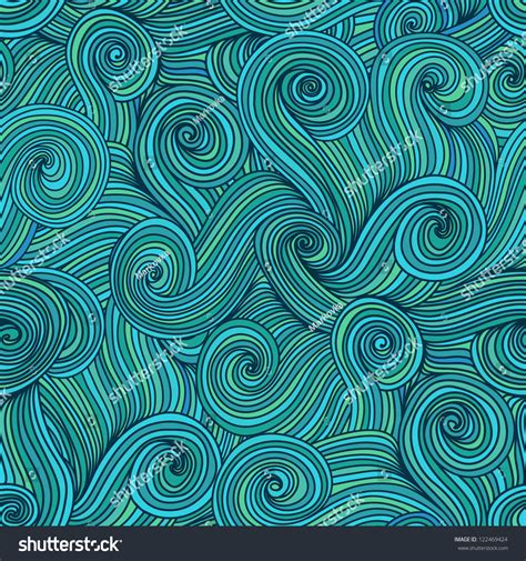 Seamless Waves Texture Wavy Backgroundcopy That Stock Vector Royalty Free 122469424 Shutterstock