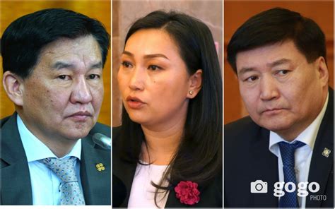 Эрүүл мэндийн сайдаар С Чинзориг Барилгын сайдаар Ц Даваасүрэн Боомтын сайдаар Х Булгантуяаг