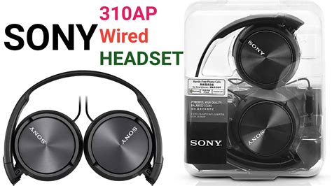Sony 310ap Wired Headset Black On The Ear Youtube