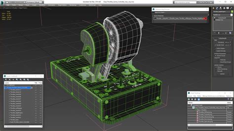 Dual Throttles Game Controller 3d Model 59 3ds Blend C4d Fbx