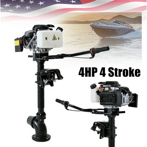 Cncest 4 Horsepower Jet Pump Outboard Motor 4hp 4 Stroke Jet Pump
