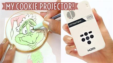how to decorate cookies using a projector you