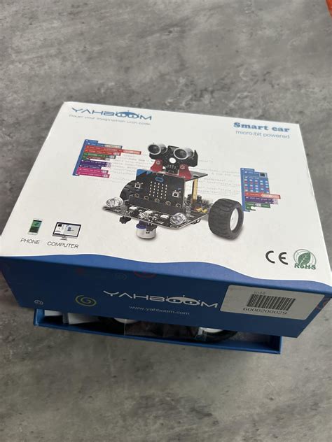 Microbit Car Kit Support Makecode Programming App Ir Control Yahboom