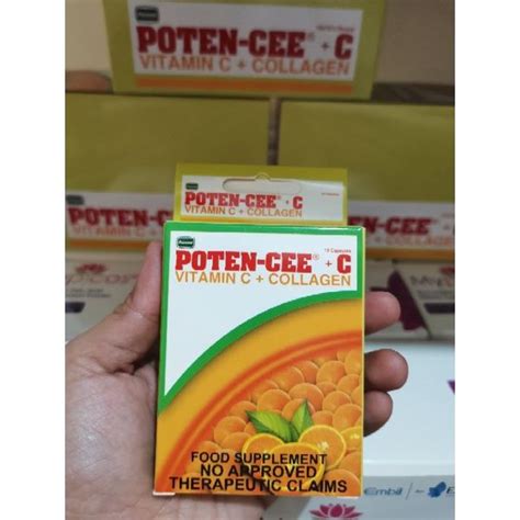 Poten Cee Plus Collagen 10 Tablets♔ Lazada Ph