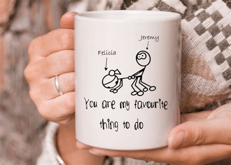 Funny Couple Sex Mug Personalized Mug Fun Birthday T Etsy