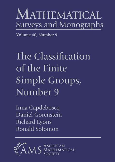 The Classification Of The Finite Simple Groups Number 9 Part V Chapters 1 8
