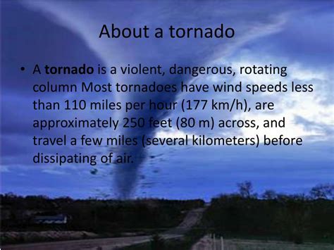 PPT Tornado PowerPoint Presentation Free Download ID