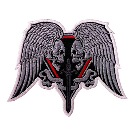 Angel Of Death Embroidered Patch Airsoft Sleeve Embroidery Hook And Loop Death Angel Patch Tactical