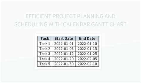 Enhancing Project Planning Efficiency With Gantt Chart Outlook Calendar
