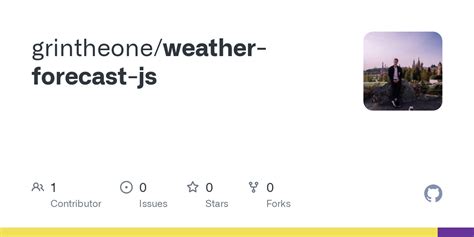 Github Grintheoneweather Forecast Js