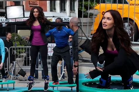 Megan Fox Tmnt Trampoline