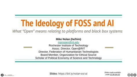 Openrit On Linkedin We Cant Wait To Check Out Mikes Talk The Ideology Of Foss And Ai