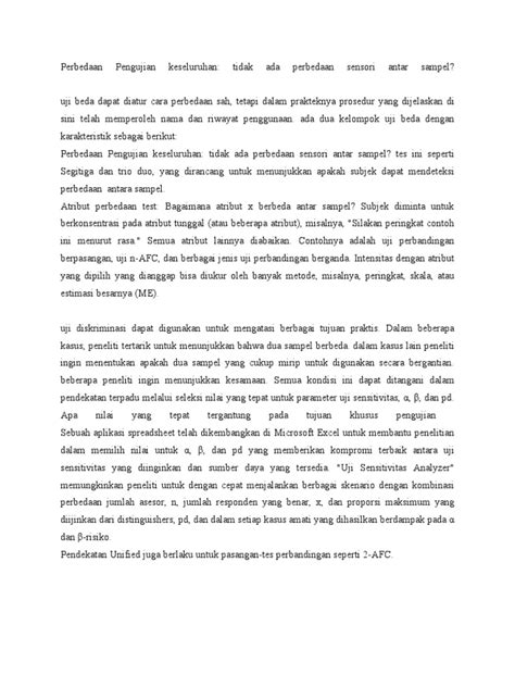 Overall Difference Test Pdf