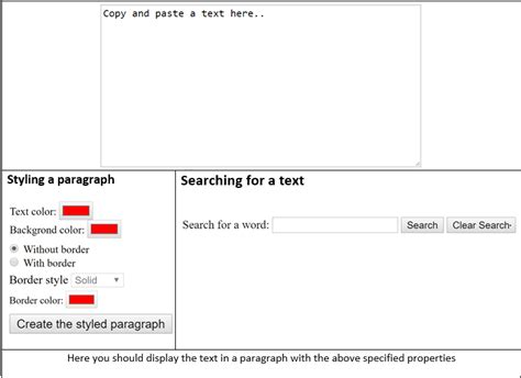 التعديل على النصوص وتنسيقها باستخدام Html Javascript أسئلة التصميم