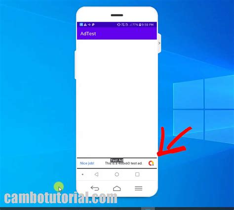 Cambotutorial Integrated Android Banner With Google Admob Ads Tutorial