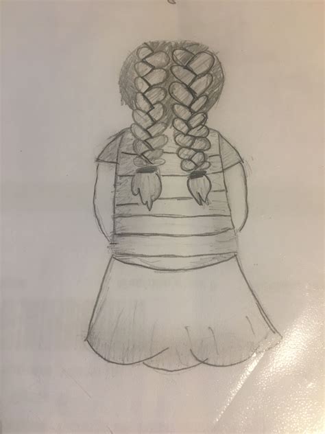 How To Draw A Braid Drawings Sketches Humanoid Sketch