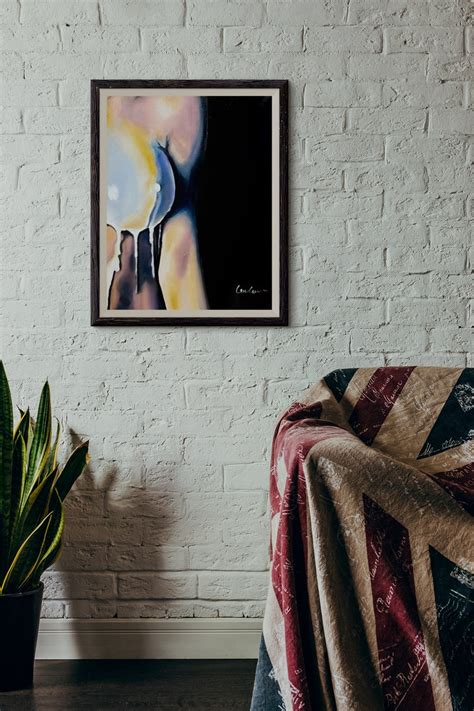 Boob Wall Art Erotic Painting Big Boobs Body Lesbian Decor Etsy 日本