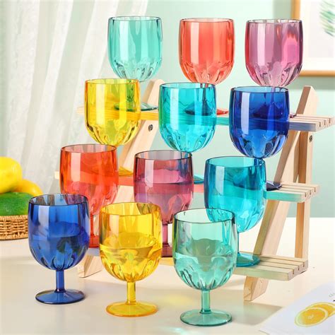Fun Express Set Of 12 Pieces Patterned Wine Glasses Each