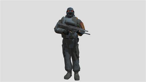 Half Life 2 Beta Early 2002 Combine Soldier Download Free 3d Model