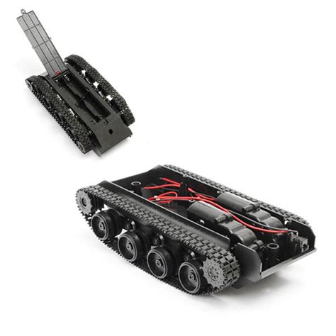 Rc Tank Smart Robot Tank Car Chassis Kit Rubber Tr Grandado