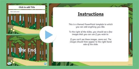 Free Tree Themed Editable Powerpoint Background Templates