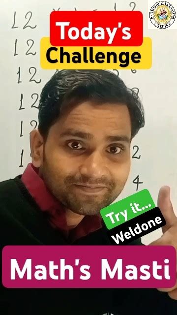 I Tried The Table Magic Trick Easy Table Trick🔥 Table Of 12 Vedic