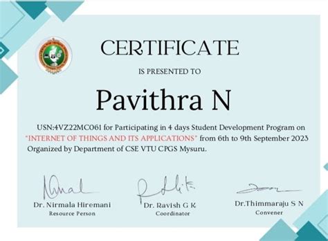 Pavithra N On Linkedin Iot Iotworkshop