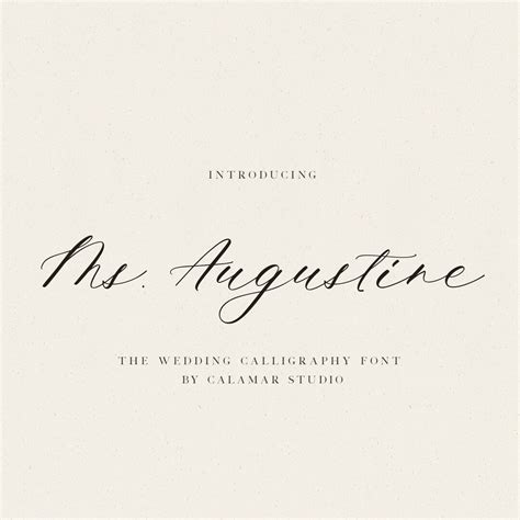 Calligraphy Font Wedding Script Font For Invitations Elegant Handwritten Script Cursive Font