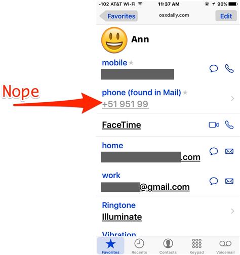 How To Disable Contacts Found In Mail In Ios