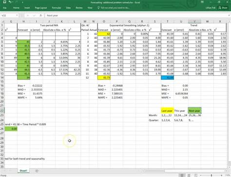 8 Additional Forecasting Problem 3