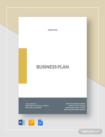 Excel Business Plan Template 18 Free Excel Document Downloads