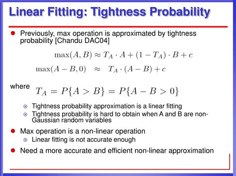 Ppt Non Gaussian Statistical Timing Analysis Using Second Order Polynomial Fitting Powerpoint