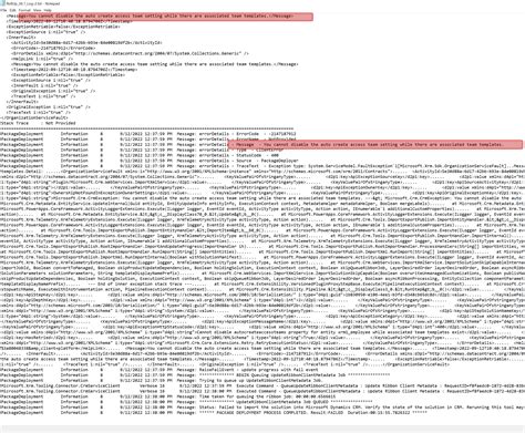 Access Team Template Issues Causing Errors During Update Of Microsoft Dynamics 365 Hr Management
