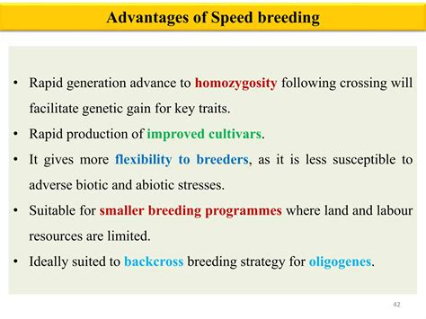 Speed Breeding For Crop Improvement Pptx Agriculture Industries