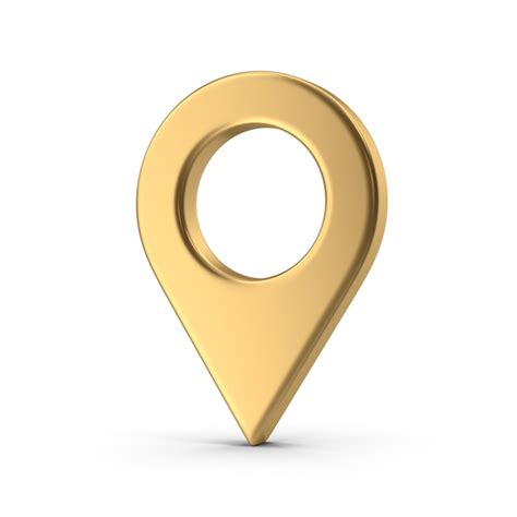 Premium Photo 3d Map Pointer Location Map Icon Gold Texture Gold