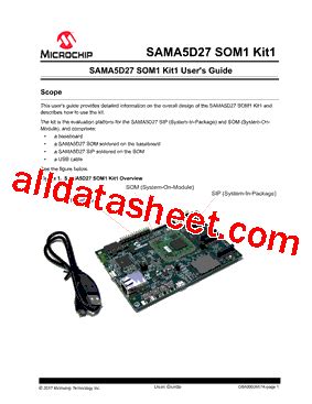 ATSAMA D SOM Datasheet PDF ATMEL Corporation