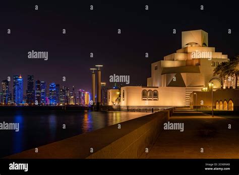 Doha Qatar August 26 2020 Museum Of Islamic Art Building At Doha