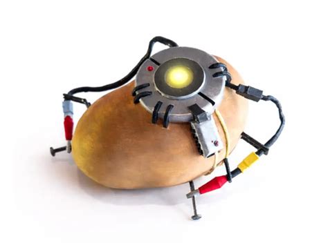 Glados Potato Version Portal Free 3d Print Model Makerworld
