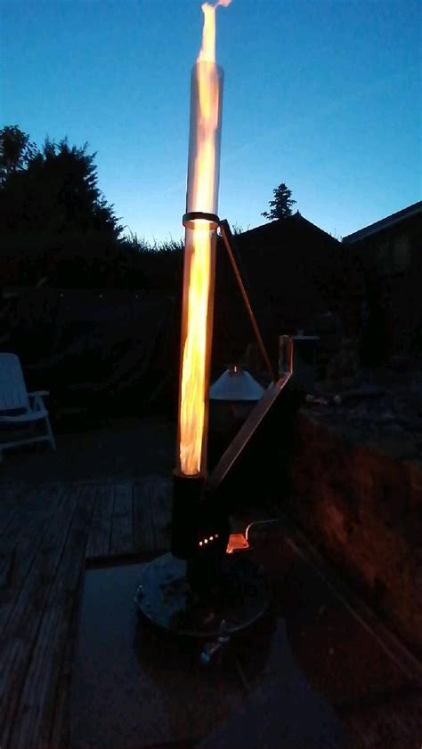 Night Firing Of My Pellet Torch