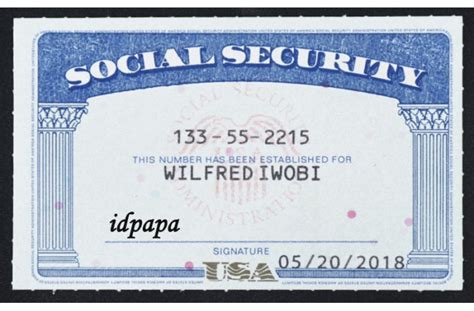 Ssn Card The Best Scannable Ids Website Idpapa Vip
