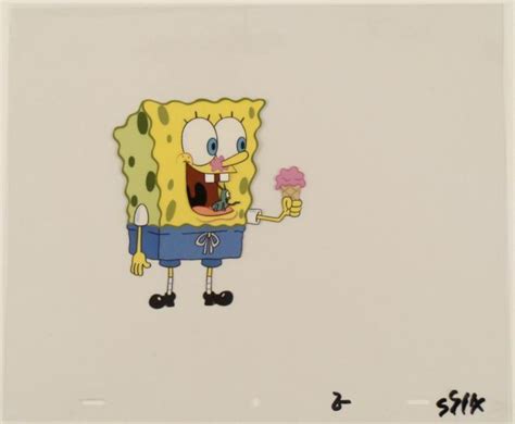 Spongebob Cel Assertive Maybe Original Production Art