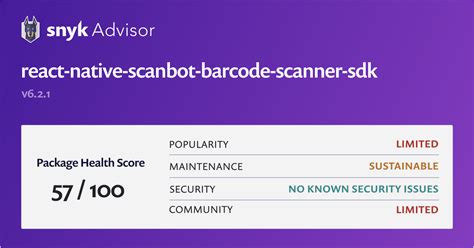 React Native Scanbot Barcode Scanner Sdk Npm Package Snyk